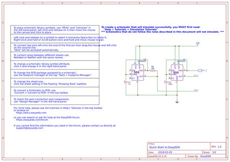 Quick Start To EasyEDA Platform For Creating And Sharing Projects OSHWLab