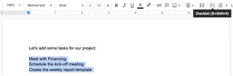 How To Assign Checklist Items In Google Docs