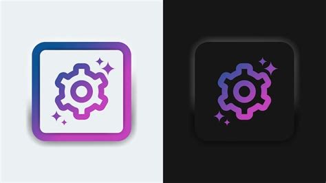 Premium Vector Generative Ai Setting Button Neumorphic Design
