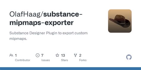 Github Olafhaagsubstance Mipmaps Exporter Substance Designer Plugin To Export Custom Mipmaps