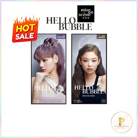 [🔥พร้อมส่ง💗]‼️s A L E‼️หมดอายุ 2025🎈โฟมเปลี่ยนสีผม Mise En Scene Hello Bubble Foam Color