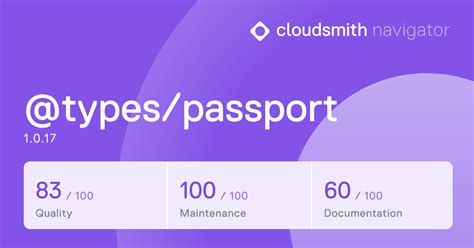Typespassport 1017 Npm Package Quality Cloudsmith Navigator
