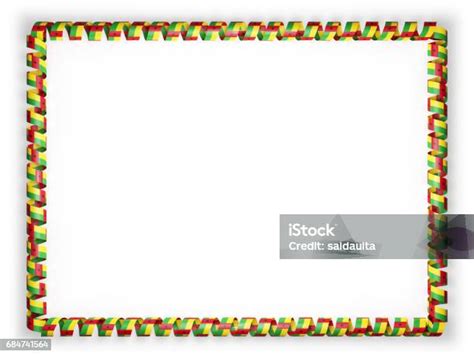 프레임과 기니 비사우 플래그로 리본 테두리 3 차원 일러스트 레이 션 공란에 대한 스톡 사진 및 기타 이미지 공란 교육