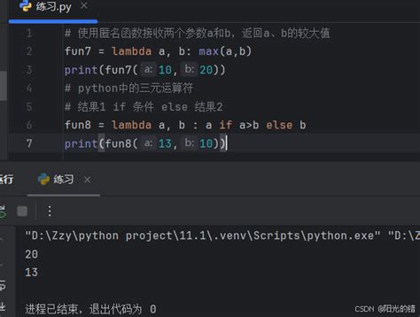 Python（一）函数进阶 Csdn博客
