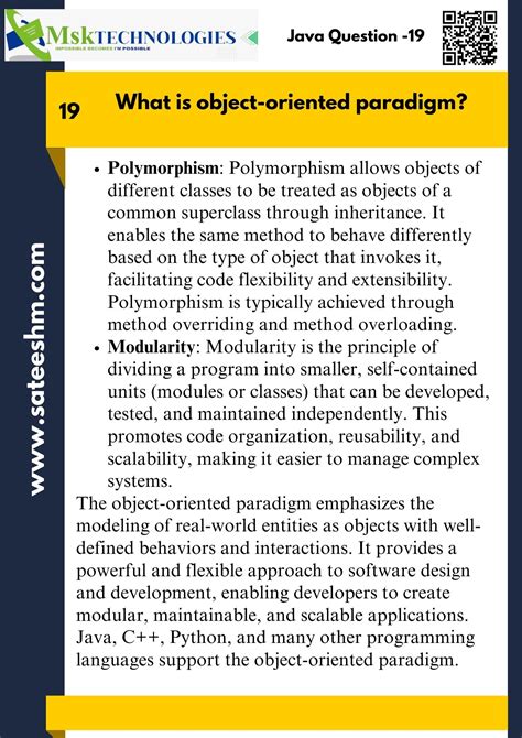 What Is Object Oriented Paradigm