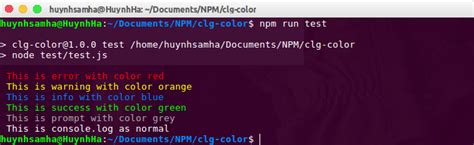 Clg Color Npm