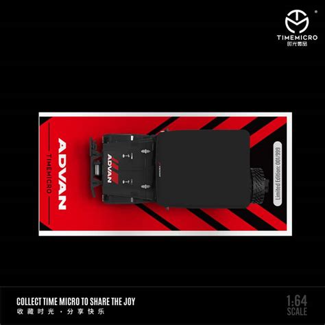 Time Micro 1 64 Advan Livery Black Ice Diecast