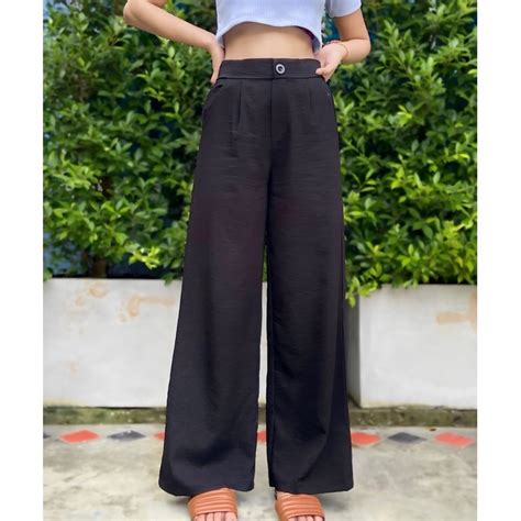 กางเกงขายาวทรงกระบอก ใส่สบายผ้าทิ้งตัว งานตรงปก️มีให้เลือก 4สี Nas Fashion Thaipick