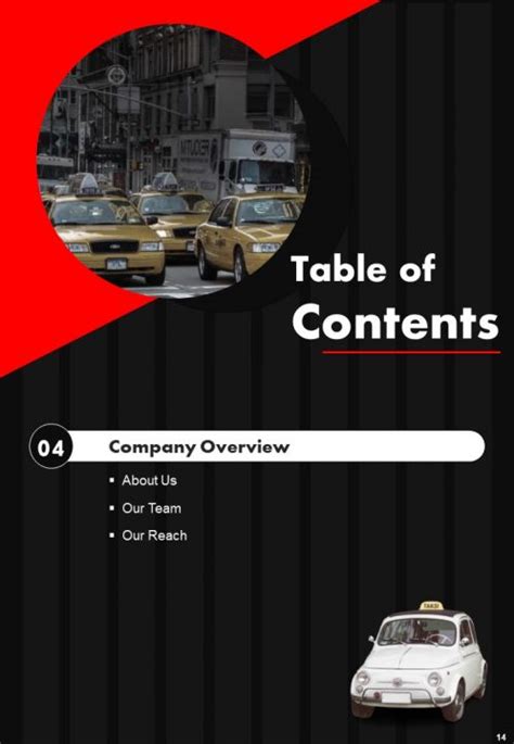 Corporate Cab Proposal Report Sample Example Document Ppt Template