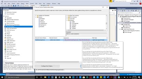 I Need A Explanation Of The Derived Column Expression