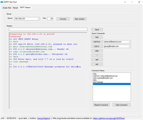 Github Georgjfsmtptool A Slim Net Based Ui Tool To Communicate With Smtp Servers And To