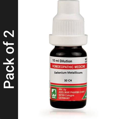 Adel Selenium Metallicum 30 Ch Dilution Price In India Buy Adel