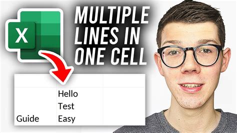 how to make multiple lines in one cell in excel full guide youtube