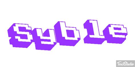 Syble Name Animated  Logo Designs