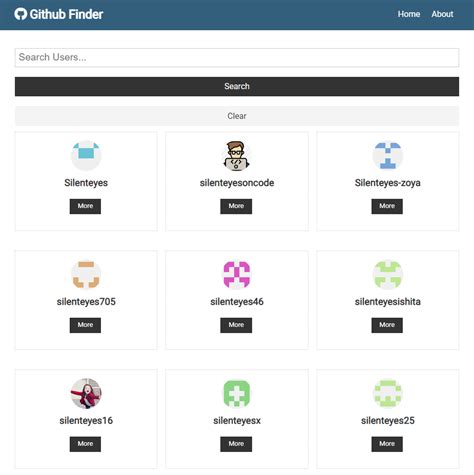 GitHub Silenteyesoncode Github User Finder A Web App Which Gets You