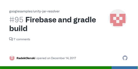 Firebase And Gradle Build Issue Googlesamples Unity Jar Resolver GitHub