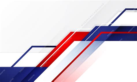 Premium Vector Abstract Background White With Blue And Red Color