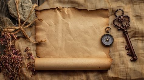 View Of Ancient Scroll For Writing And Documenting History Ai