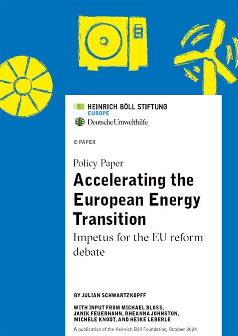 Accelerating The European Energy Transition Heinrich Böll Stiftung