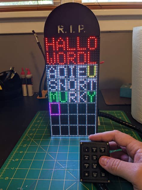 Interactive Halloween Costume Lets Passersby Play Wordle Arduino Blog