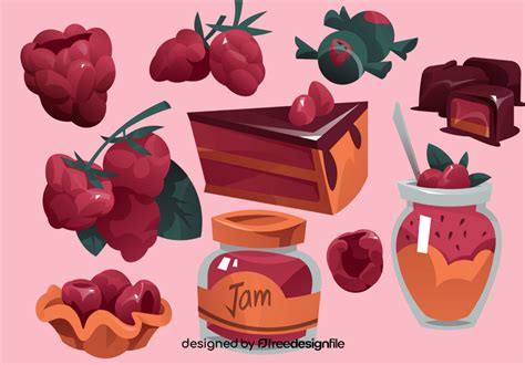 Raspberry Vector Free Download
