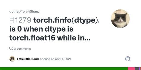 Torchfinfodtypemin Is 0 When Dtype Is Torchfloat16 While In