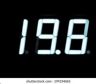 Lcd Display Showing Temperature Celsius Degrees Stock Photo Shutterstock