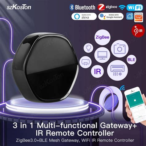 Multimode Gateway Wifi Zigbee Bluetooth And Ir Remote Gadgets From