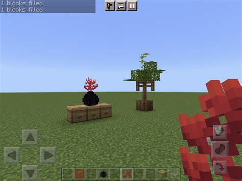 Some Fancy Plants I Made With Commands Rminecraft