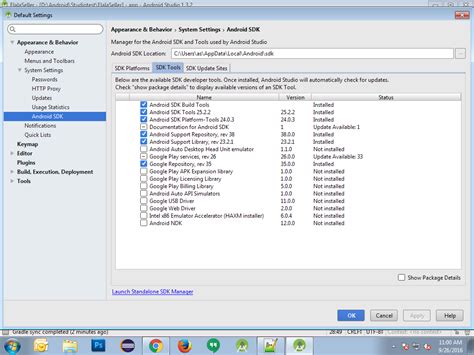 android error while compiling multidex library after updating sdk