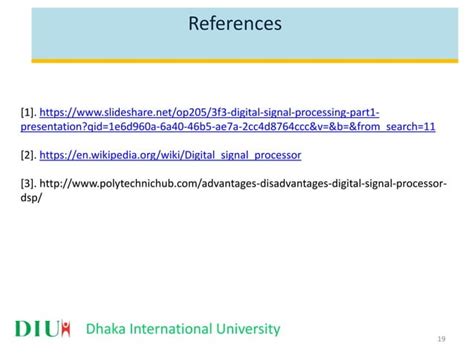 Introduction To Digital Signal Processing Dsp Ppt