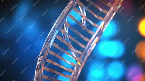 Premium Photo Mutated Dna Structure Dna Helix Enlarged Model In