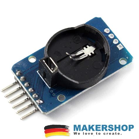 RTC DS3231 I2C Echtzeituhr AT24C32 Real Time Clock Modul Arduino Raspberry Pi MAKERSHOP DE