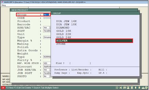 How To Create New Item In Jewellery Setup Of Marg Software