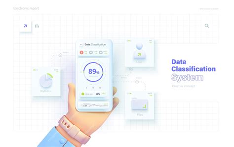Premium Vector Mobile Application For Data Analysis And Accounting