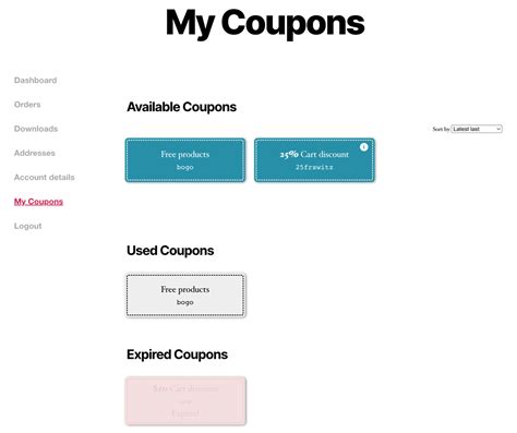 WooCommerce Coupons Not Showing How To Display Coupons