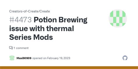 Potion Brewing Issue With Thermal Series Mods · Issue 4473 · Creators
