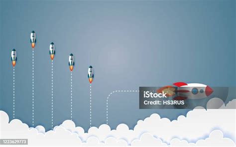 로켓의 그래픽은 또한 용기의 개념을 나타냅니다 삶의 성공을 위해 다르게 이동 생각 가능성에 대한 스톡 벡터 아트 및 기타 이미지 가능성 개념 개성 개념 Istock
