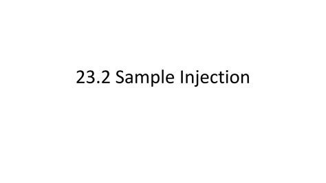 Sample Injection In Gas Chromatography At Mary Chute Blog