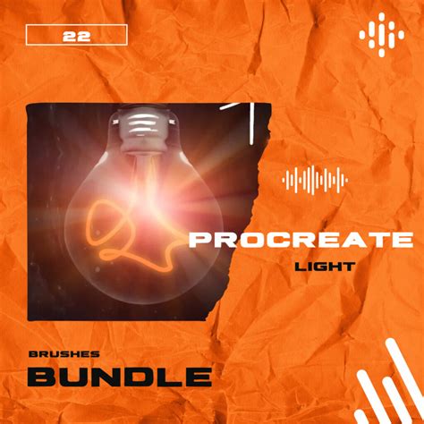 Procreate Light Brushes Bundle Masterbundles