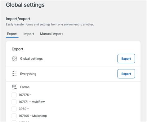 import export eightshift development kit
