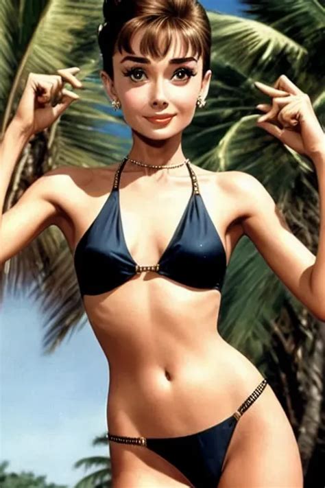 Audrey Hepburn Swimsuit