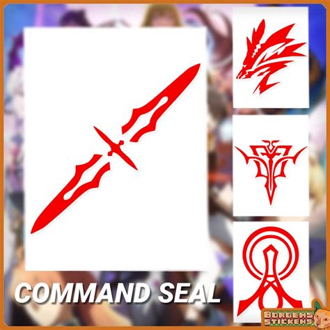Decal Fgo Bazett Berly Dan Blackmore Twice Command Seal Vinyl