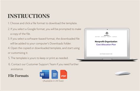 Nonprofit Organization Cost Allocation Plan Template In Word Pdf