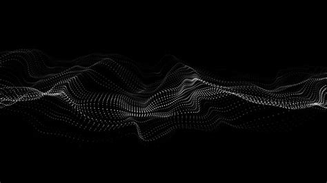 premium photo dynamic wave of particles abstract futuristic