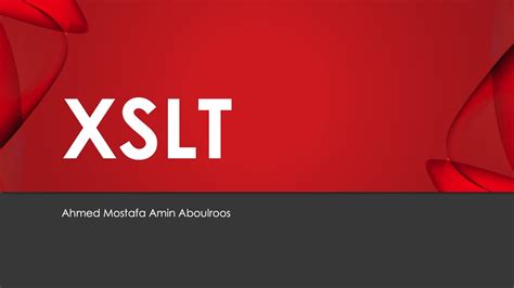 08 Xslt Extensible Stylesheet Language Transformation Youtube