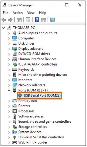 Verify ISIC SDL COM Port NexSens