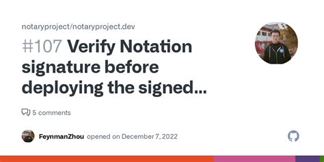 Verify Notation Signature Before Deploying The Signed Image To Kubernetes Cluster Issue