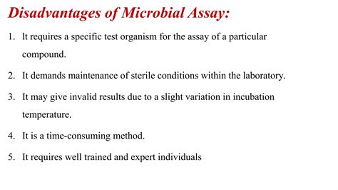 Principles And Methods Of Different Microbiological Assay Methods For