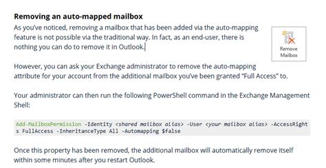 Remove A Shared Email Mailbox From Outlook Super User